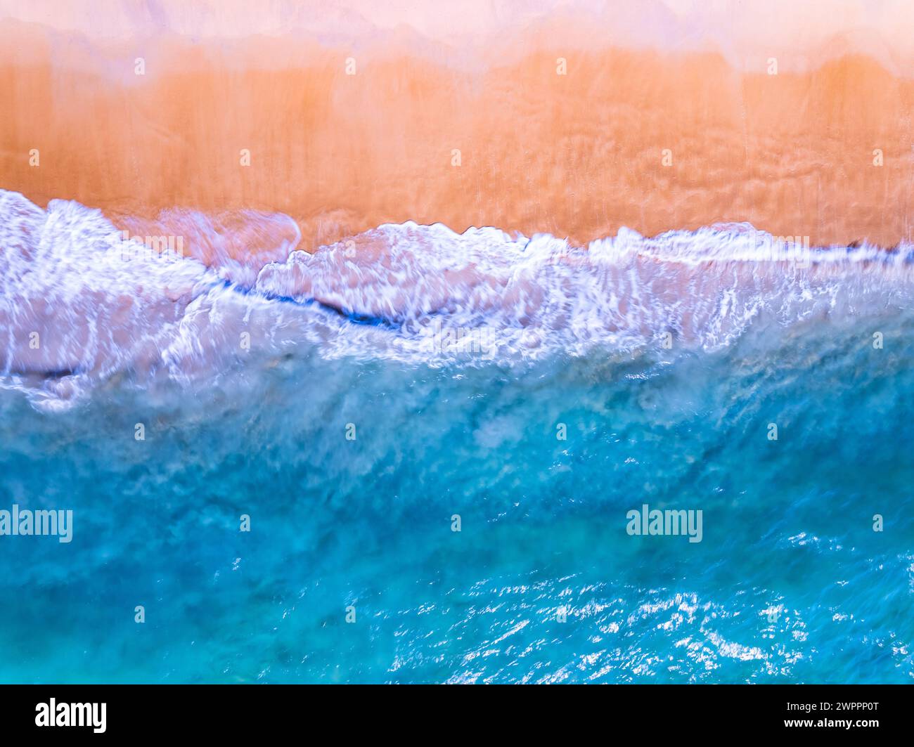 Amazing Top view sea beach landscape background,Summer sea waves ...