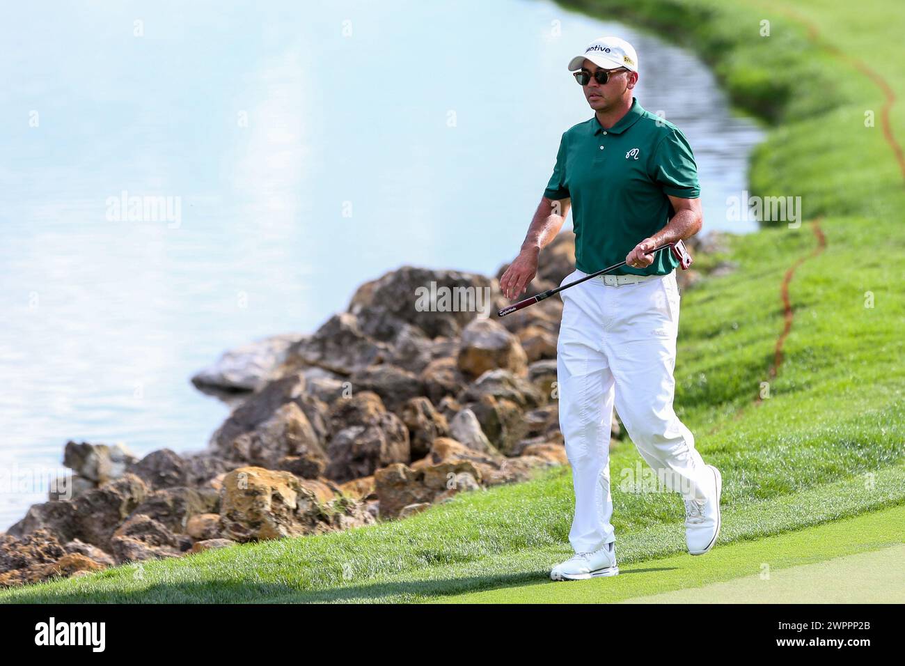 Orlando, Florida, USA. 8th Mar, 2024. Jason Day approaches the 18th ...