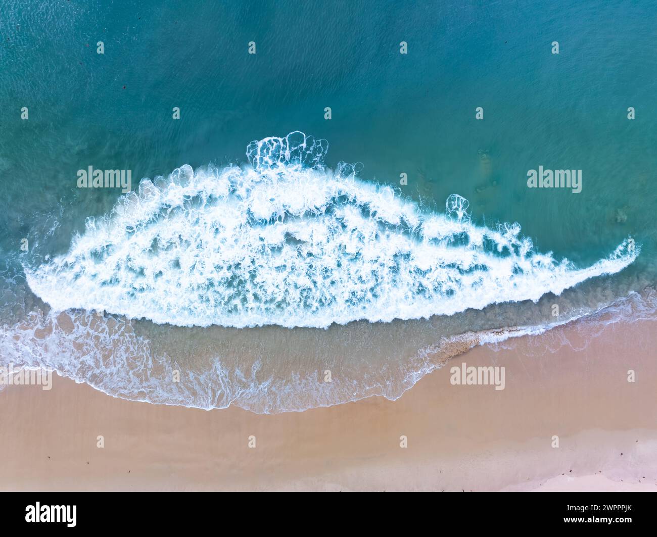 Amazing Top view sea beach landscape background,Summer sea waves ...