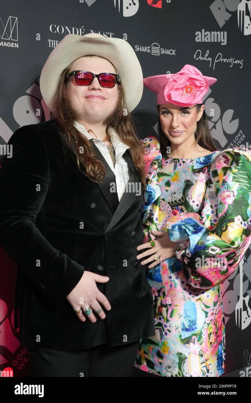 Marcus King and Briley Hussey attend the 8th annual Love Rock NYC ...