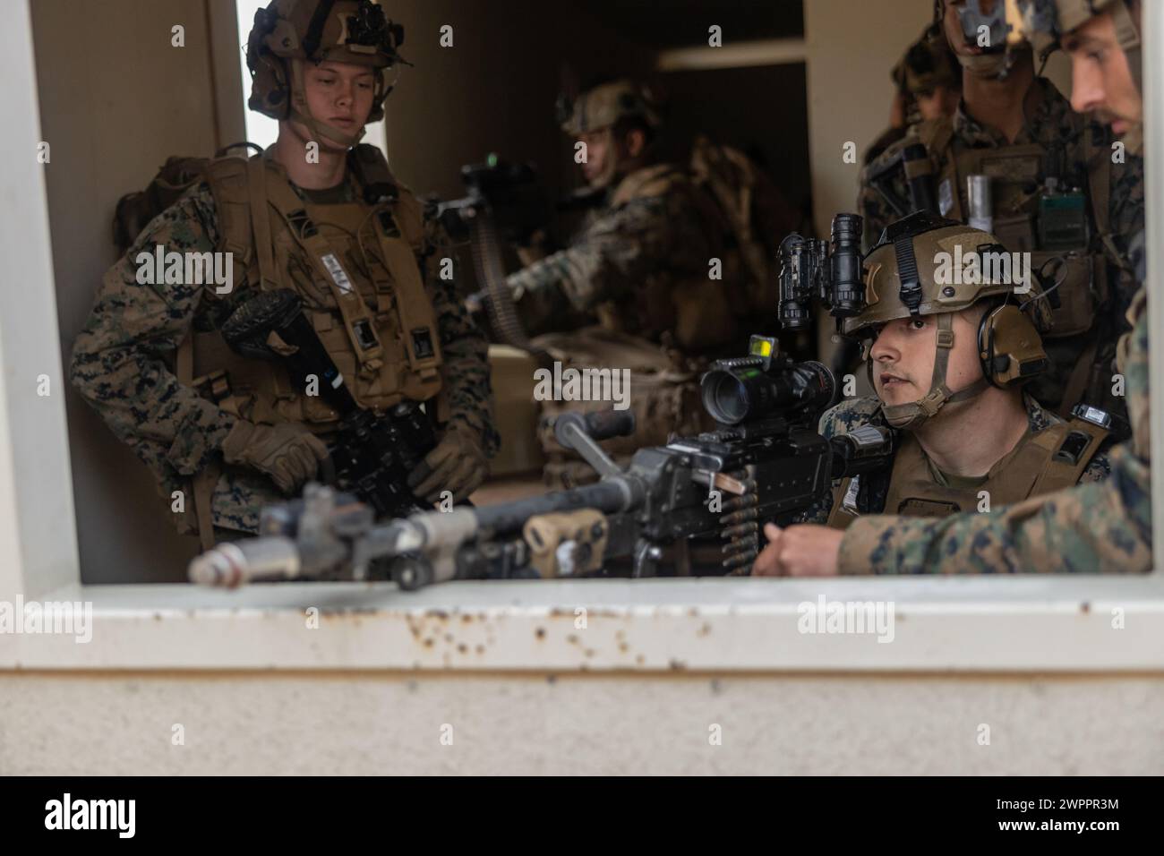 U.S. Marines with 2nd Battalion, 6th Marine Regiment, 2nd Marine ...