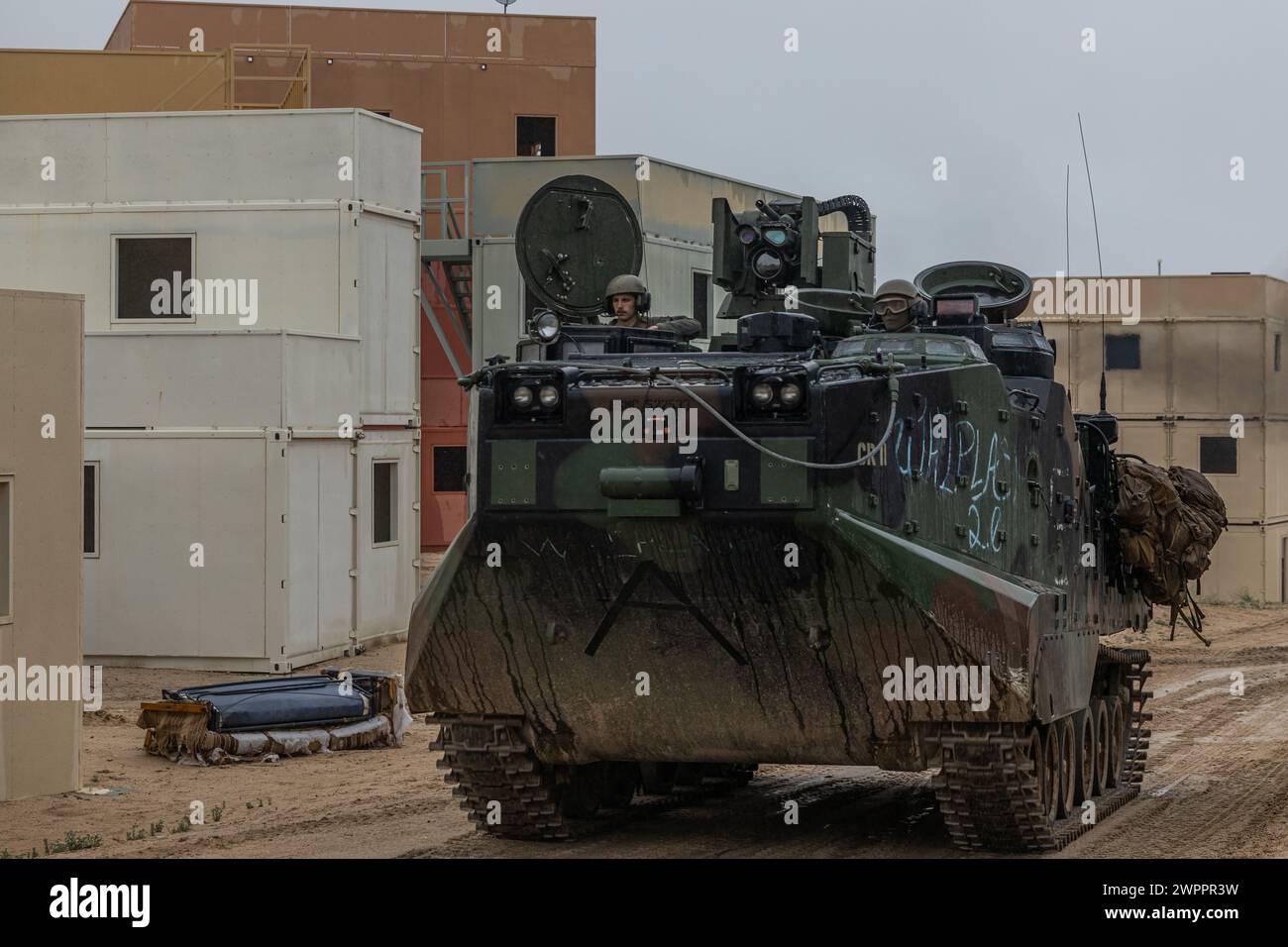 A U.S. Marine Corps Amphibious Assault Vehicle assigned to 3rd ...