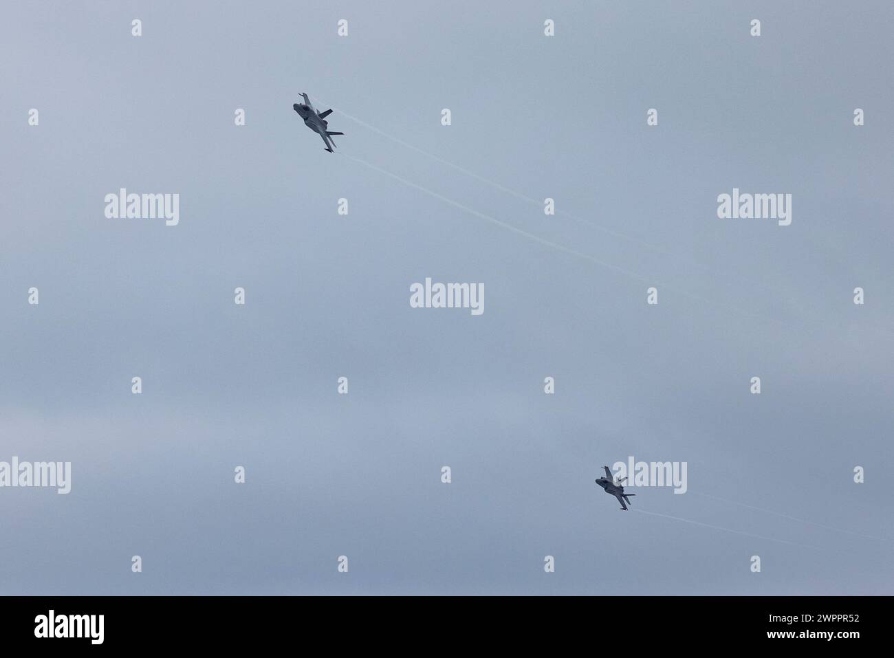 Two Royal Norwegian Air Force F-35A Lightning II jet pilots with 332 ...