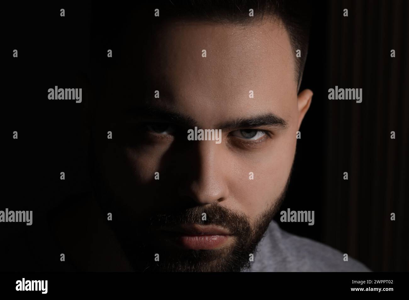 Scary looking black man hi-res stock photography and images - Alamy