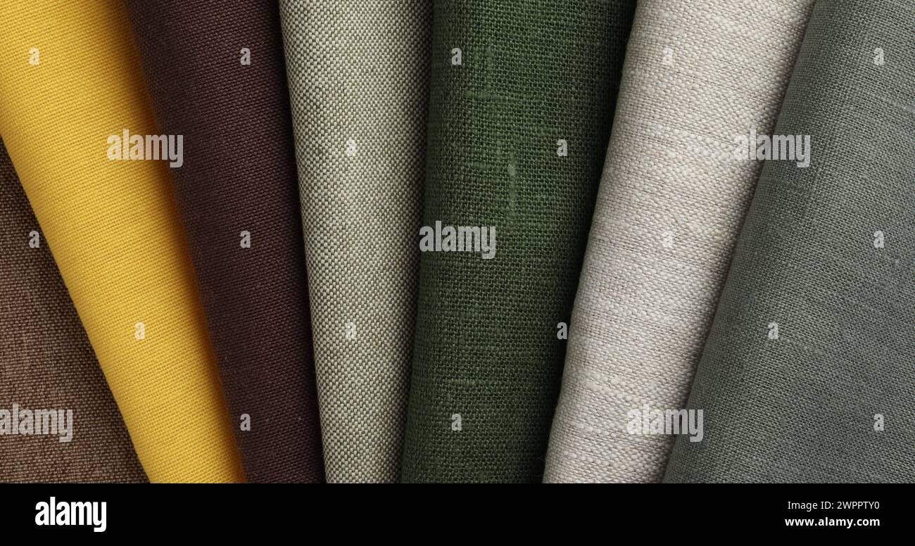 Different fabrics hi-res stock photography and images - Alamy