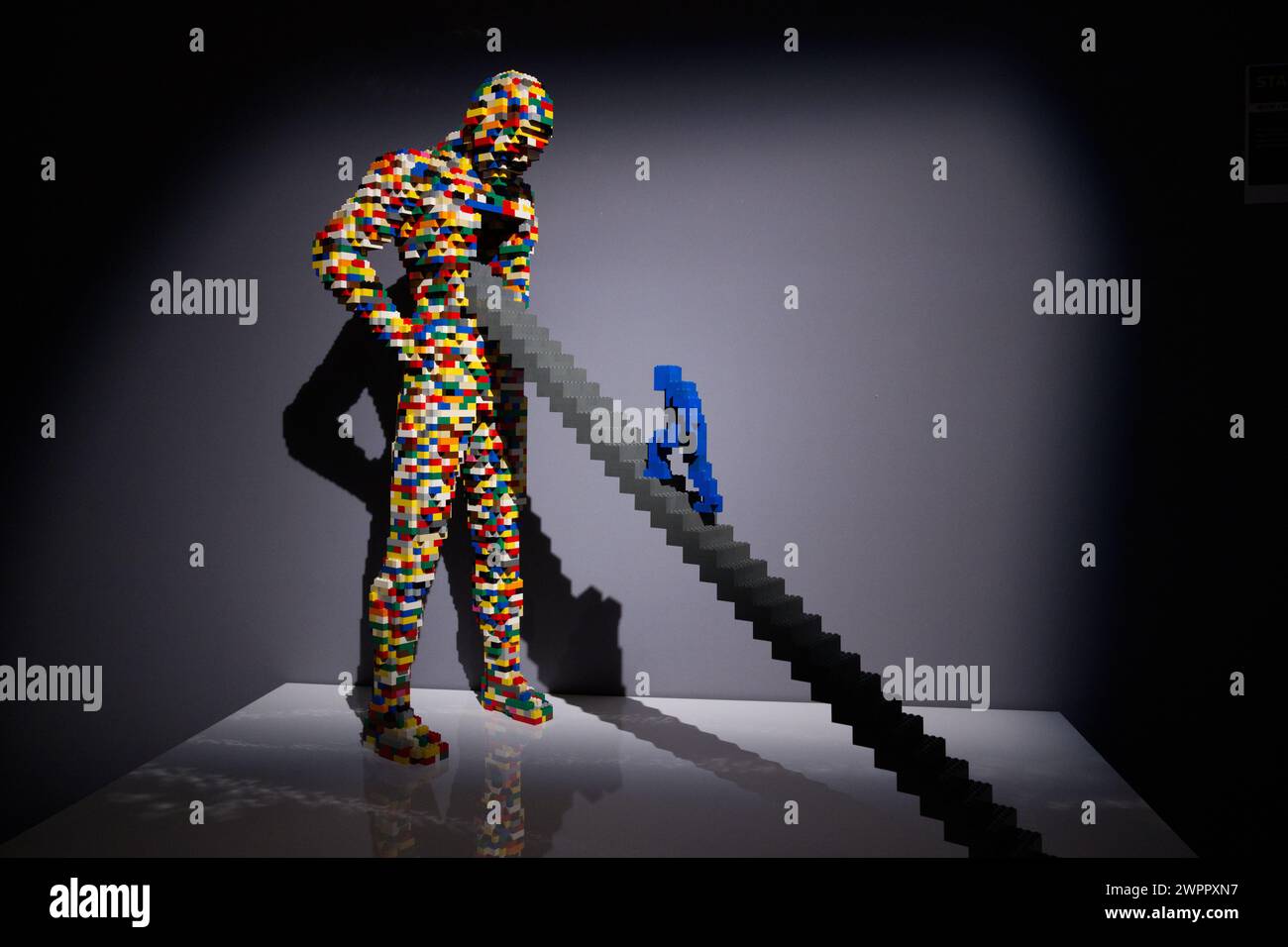 Art of the Brick - London 2024 by Nathan Sawaya Stairway - 4,750 bricks ...