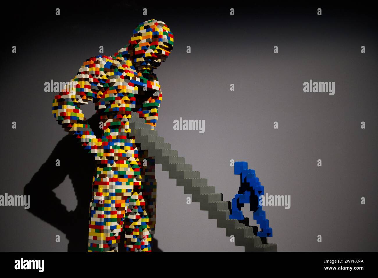 Art of the Brick - London 2024 by Nathan Sawaya Stairway - 4,750 bricks ...