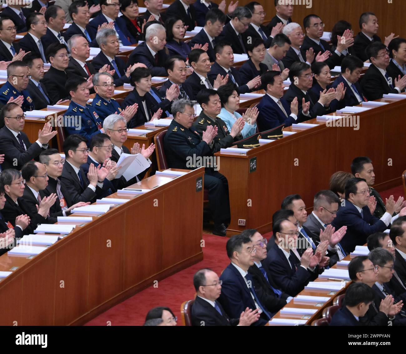Beijing, China. 9th Mar, 2024. The third plenary meeting of the second ...