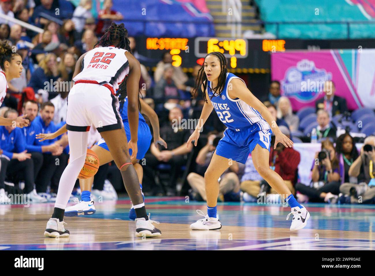 Greensboro, North Carolina, USA. 8th Mar, 2024. Duke guard TAINA MAIR ...