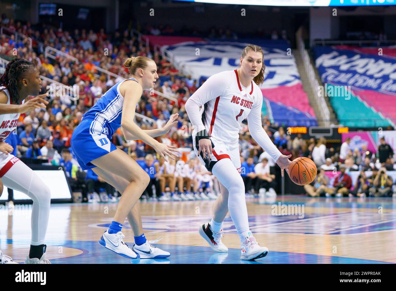 Greensboro, North Carolina, USA. 8th Mar, 2024. NC State center RIVER ...