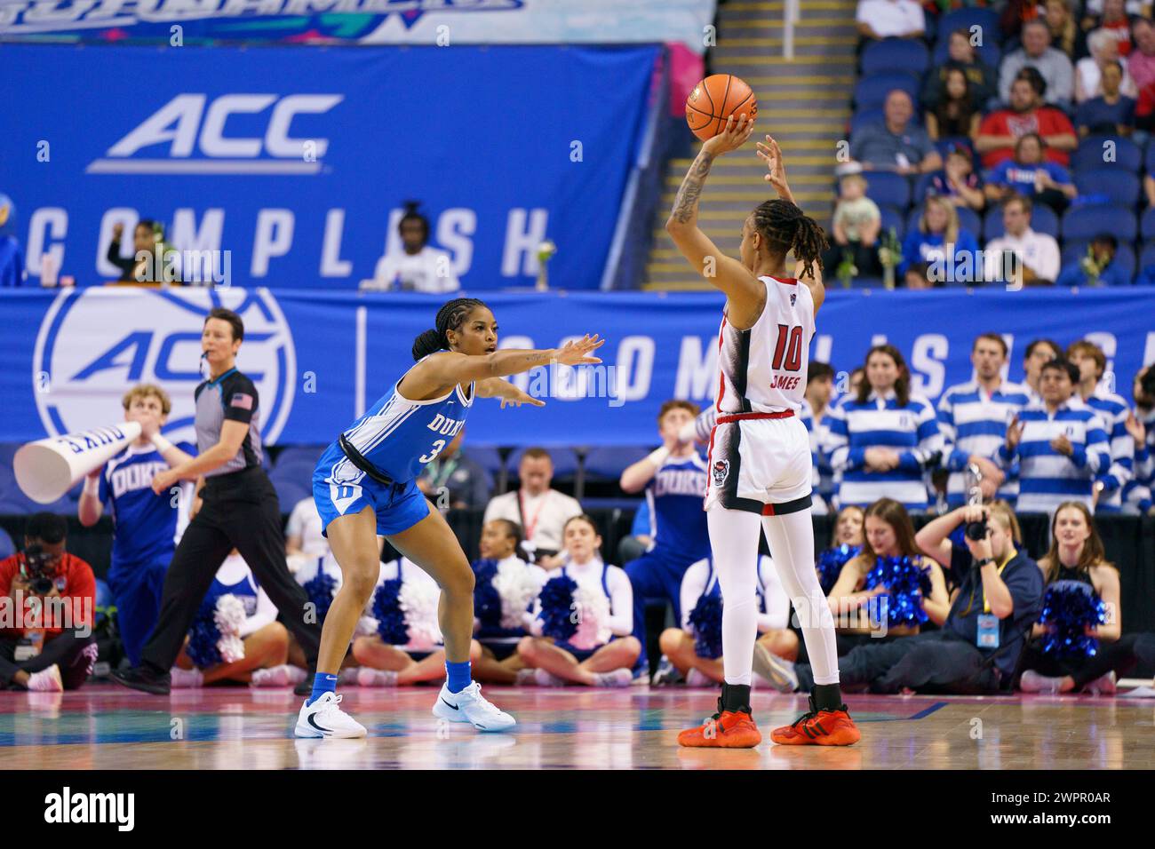 Greensboro, North Carolina, USA. 8th Mar, 2024. Duke guard ASHLON ...