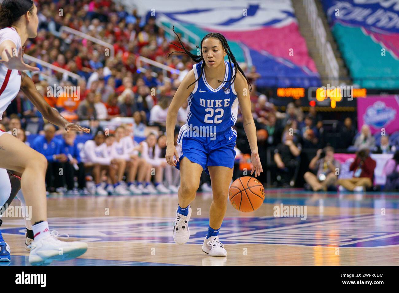 Greensboro, North Carolina, USA. 8th Mar, 2024. Duke guard TAINA MAIR ...
