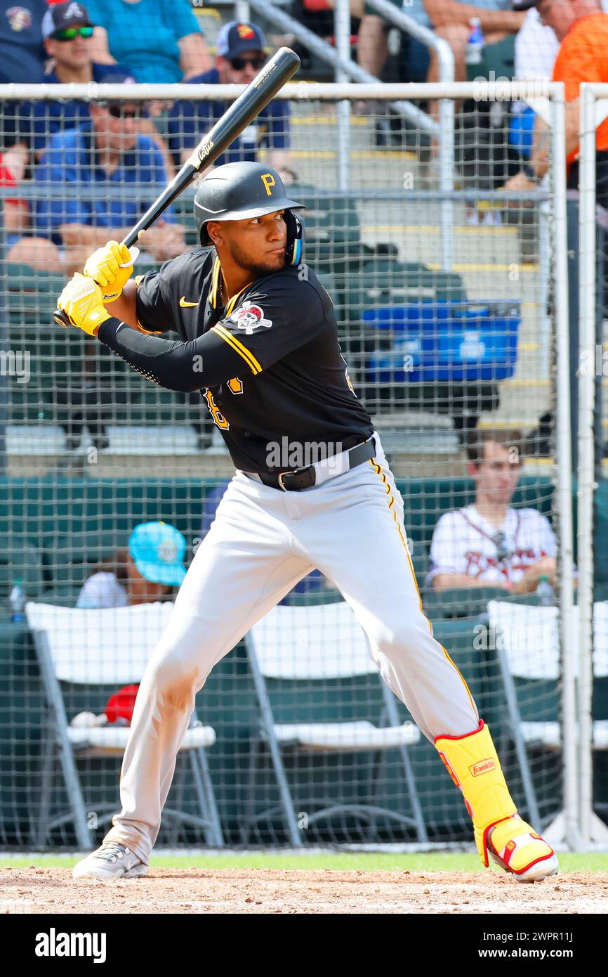 NORTH PORT, FL - MARCH 08: Pittsburgh Pirates left fielder Edward ...