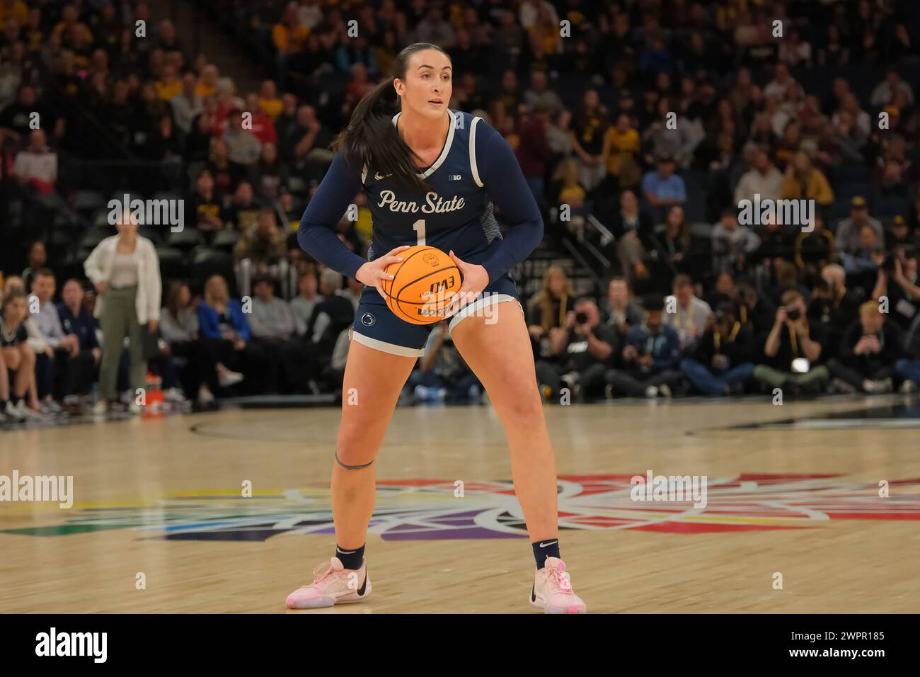 Minneapolis, Minnesota, USA. 8th Mar, 2024. Penn State Nittany Lions ...