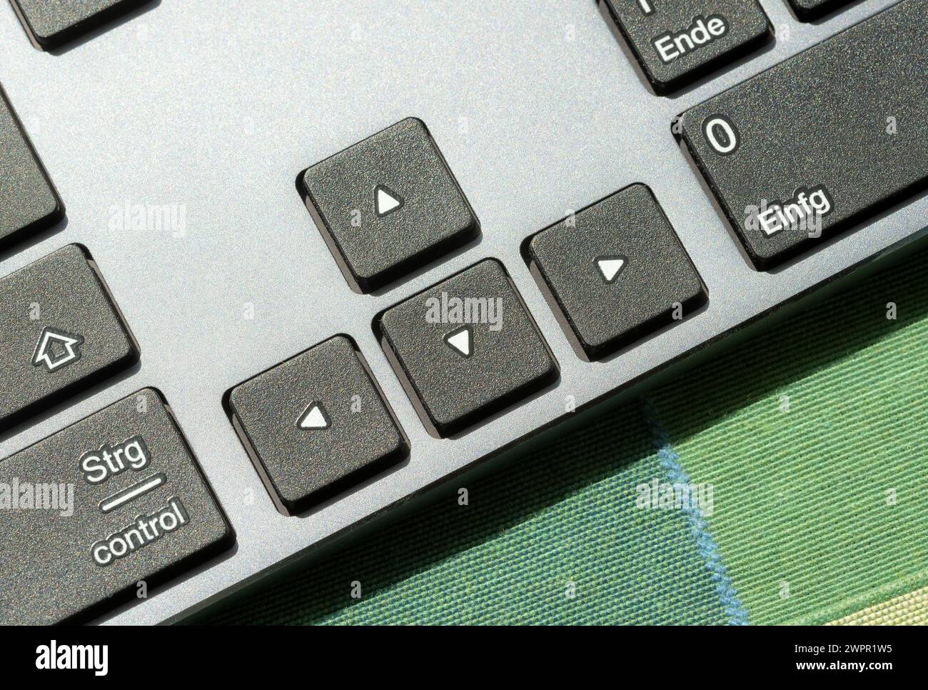 Arrow Keys On A Modern Computer Desktop Pc Keyboard Digital World