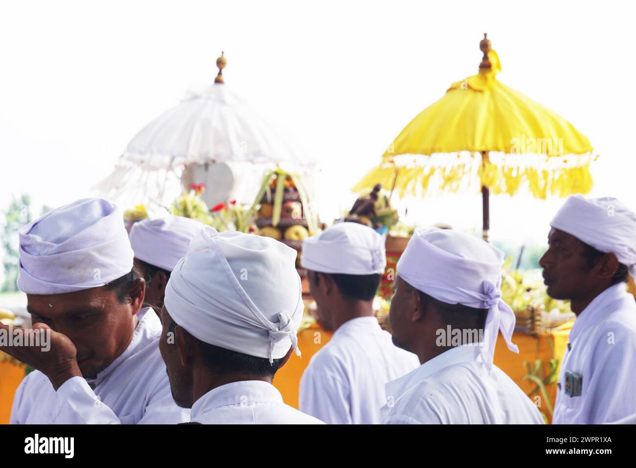 Hindus carry out prayers in the context of the Melasti ceremony ahead ...