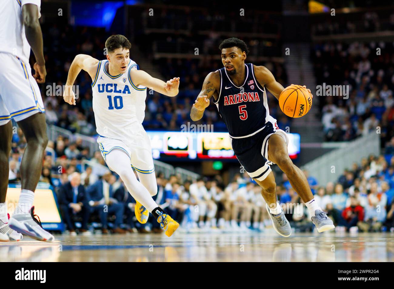 LOS ANGELES, CA - MARCH 07: Arizona Wildcats guard KJ Lewis (5 ...