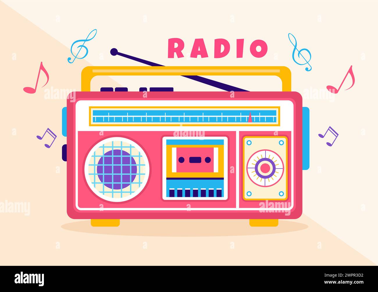 Radio signals Stock Vector Images - Alamy