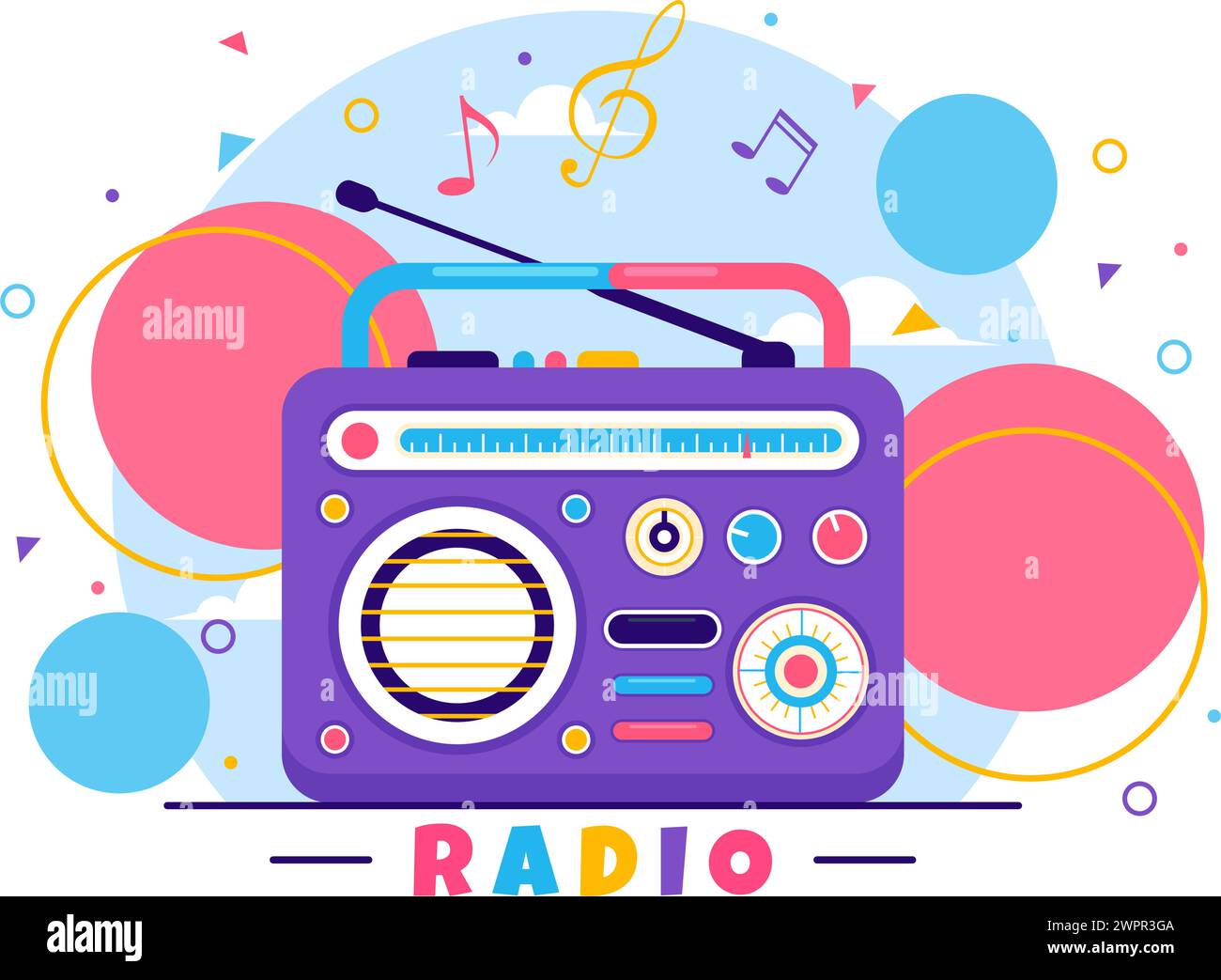 Radio signals Stock Vector Images - Alamy