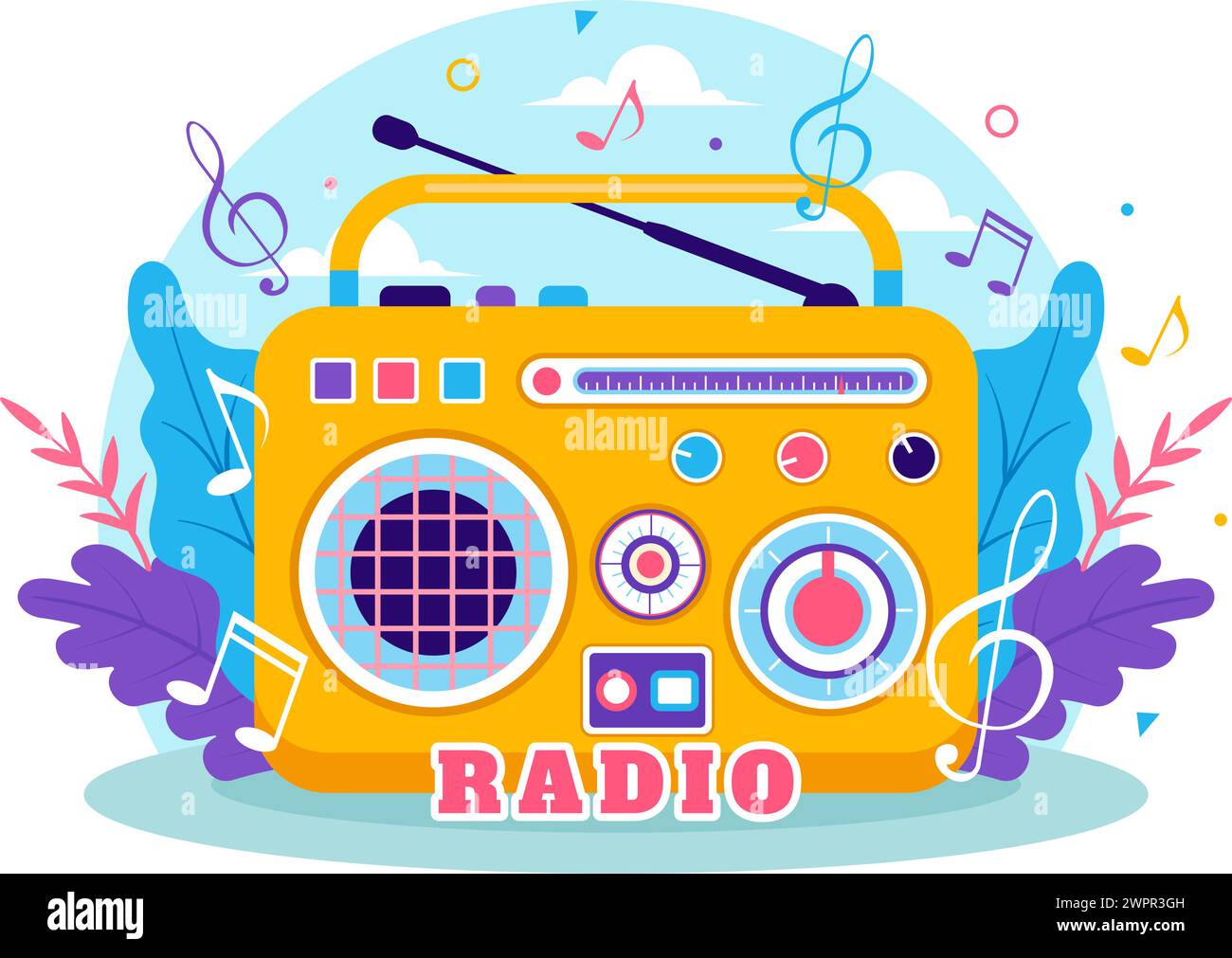 Radio signals Stock Vector Images - Alamy