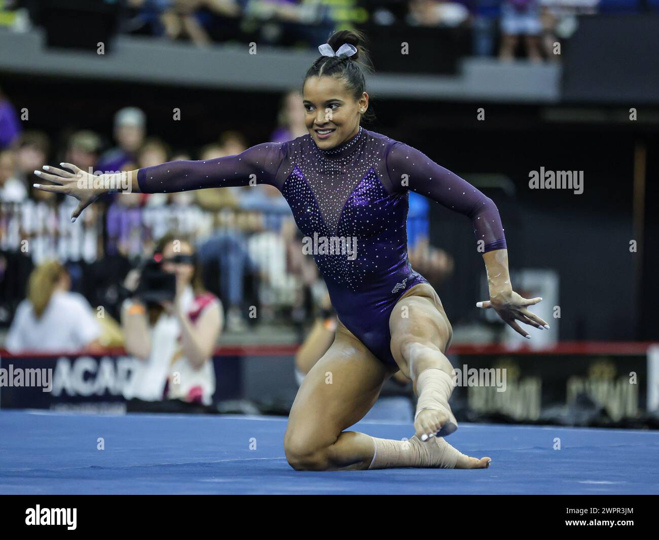 Baton Rouge, LA, USA. 8th Mar, 2023. LSU's Haleigh Bryant competes on ...