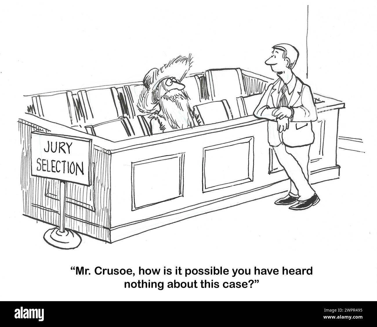 Court case cartoon hi-res stock photography and images - Alamy