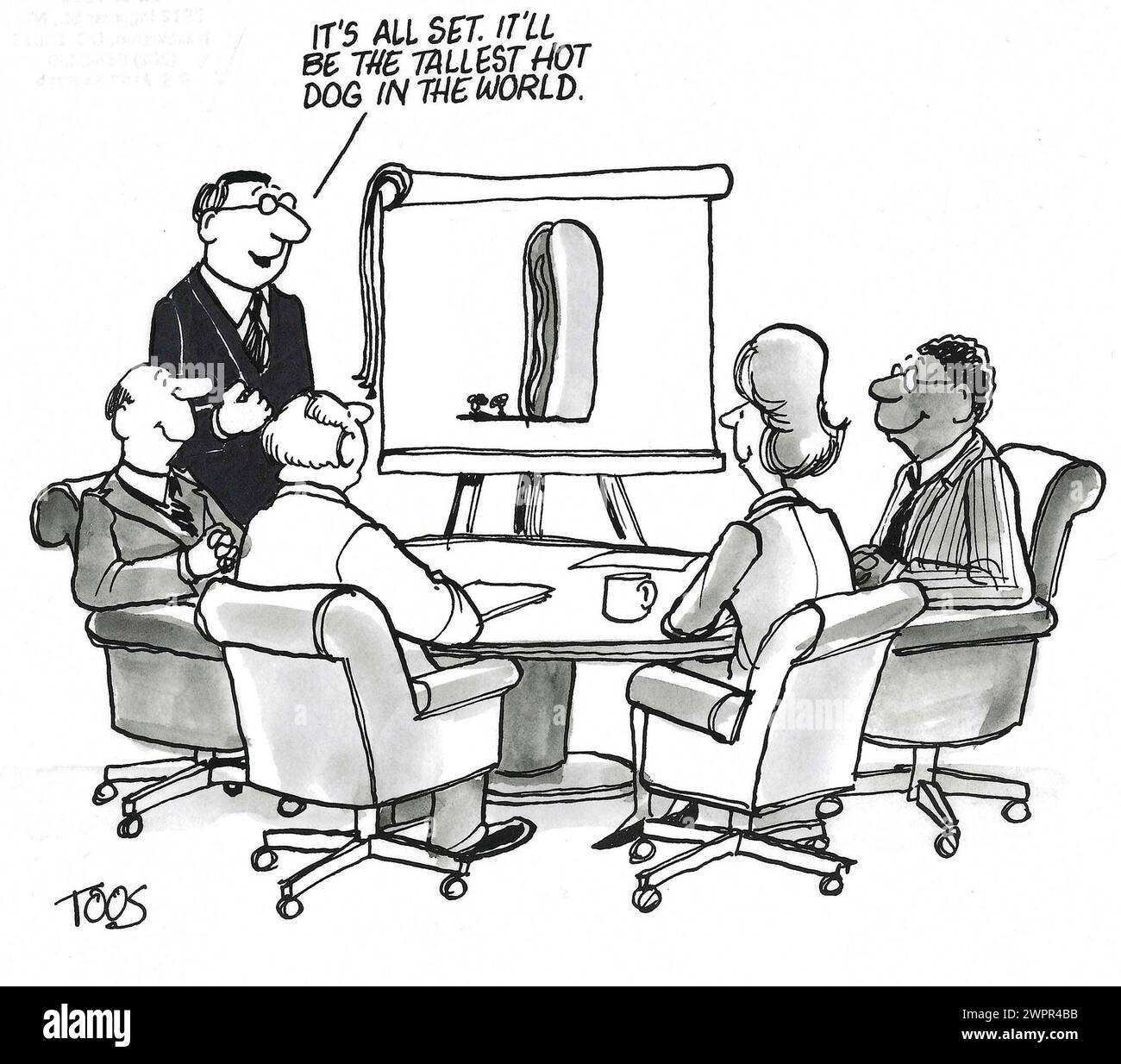 Men women eating cartoon Cut Out Stock Images & Pictures - Alamy