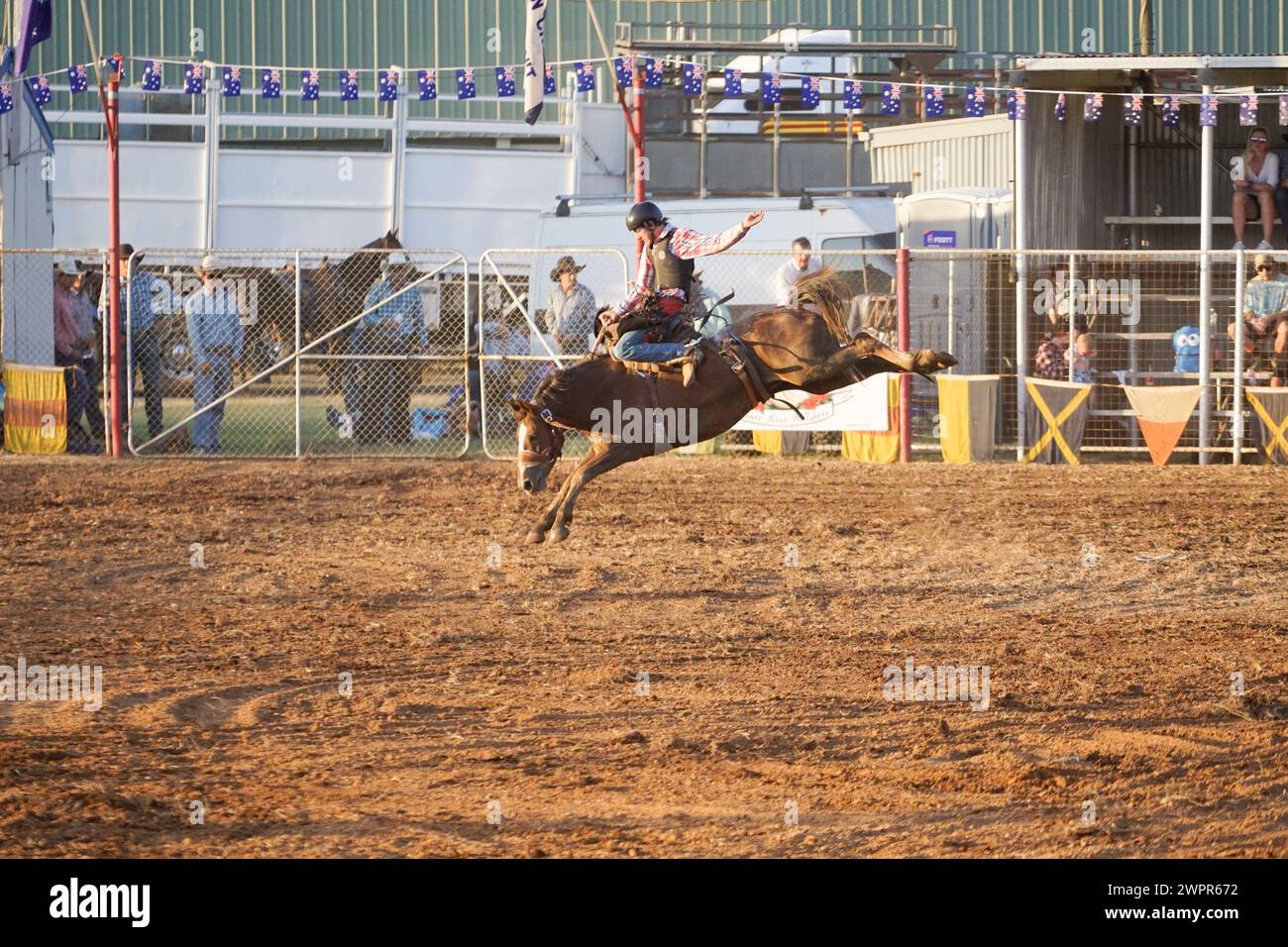 Saddle Bronc Rider at Kyabram Rodeo Kyabram Victoria Australia 8th ...
