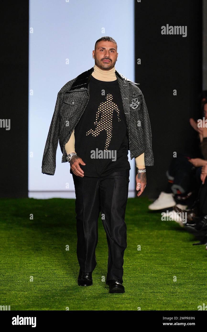Lisbon, Portugal. 08th Mar, 2024. Ricardo Quaresma walks the runway ...