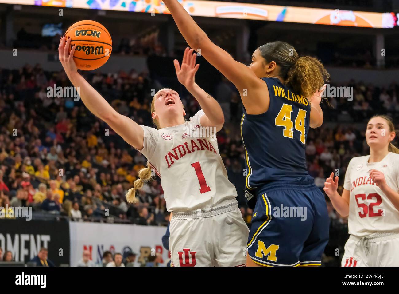 Minneapolis, Minnesota, USA. 8th Mar, 2024. Indiana Hoosiers guard ...