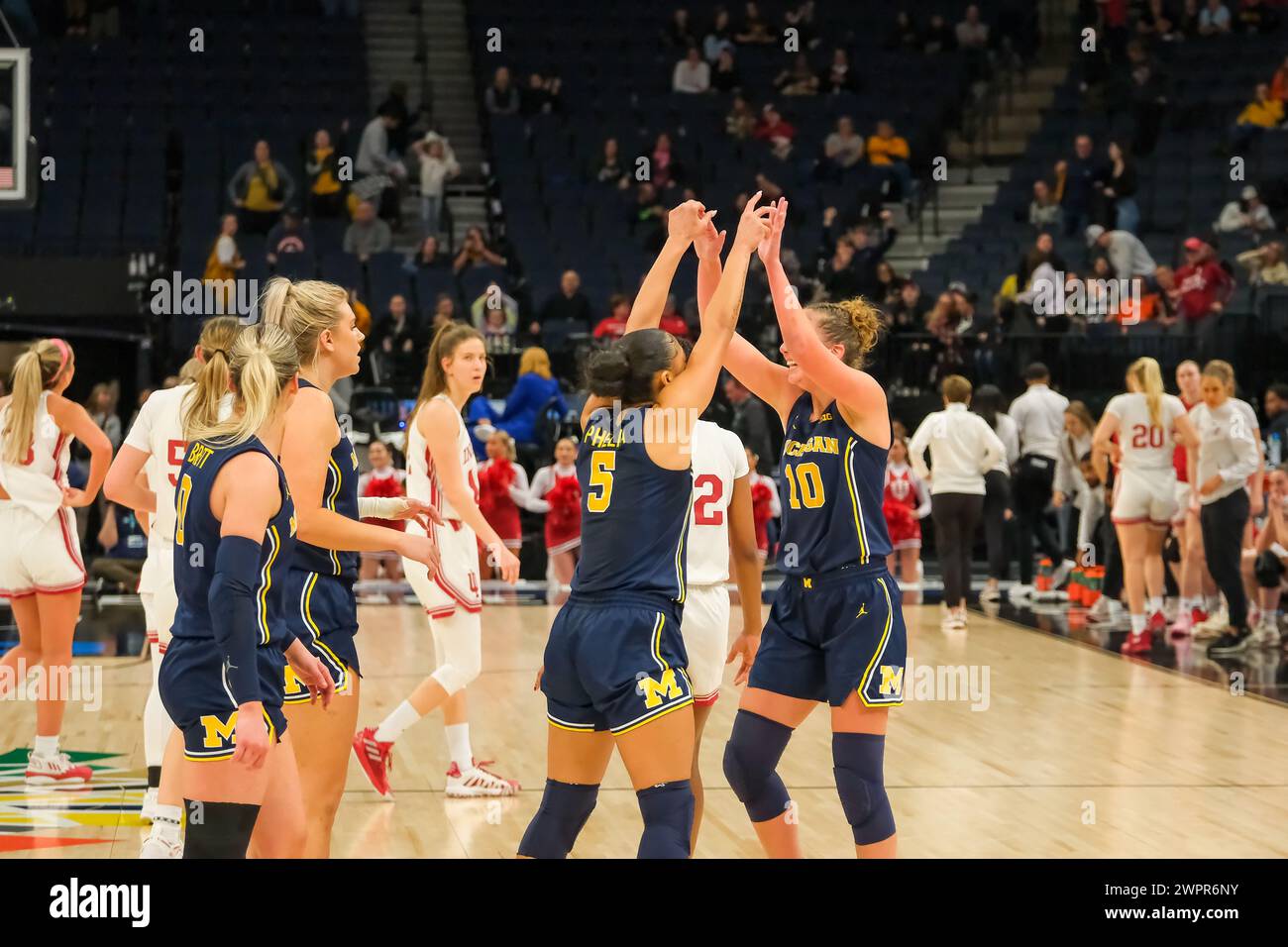 Minneapolis, Minnesota, USA. 8th Mar, 2024. Michigan Wolverines guard ...