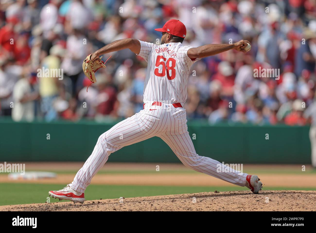 Clearwater, FL: Philadelphia Phillies relief pitcher Seranthony ...