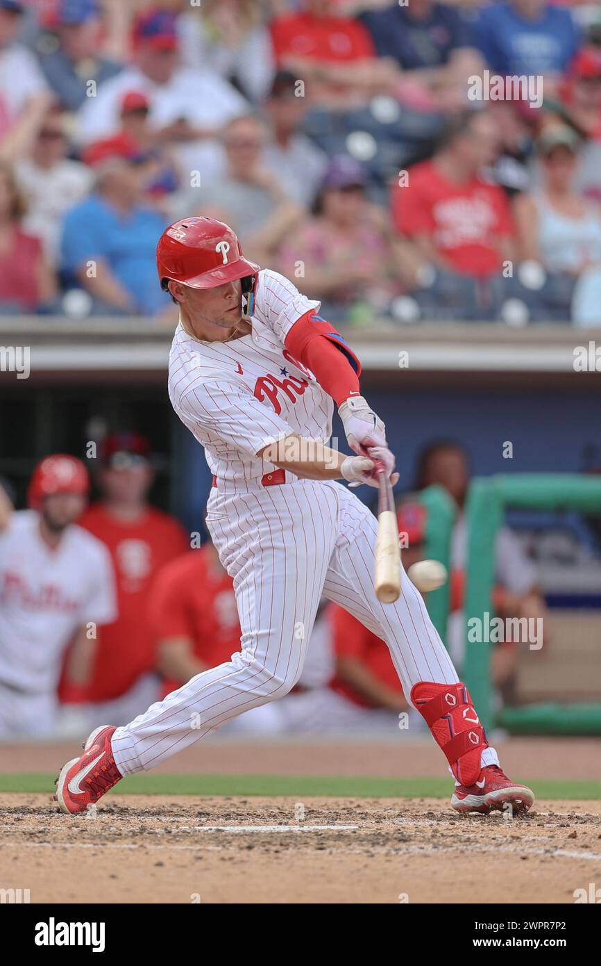 Clearwater, FL: Philadelphia Phillies left fielder Jake Cave (44 ...