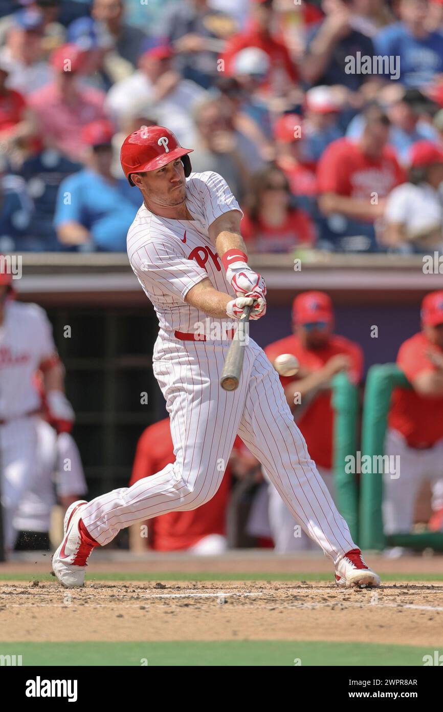 Clearwater, USA. 08th Mar, 2022. Clearwater, FL: Philadelphia Phillies catcher J.T. Realmuto (10 ...