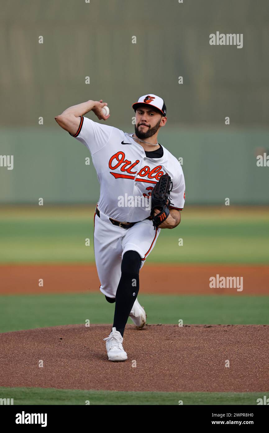 SARASOTA, FL - MARCH 08: Baltimore Orioles starting pitcher Grayson ...