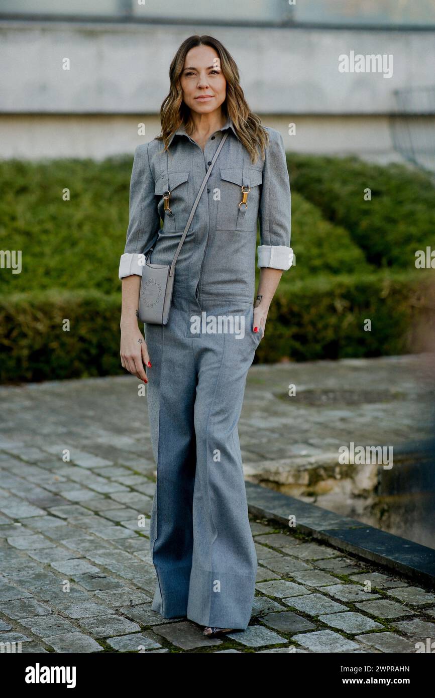 Paris, France. 08th Mar, 2024. Street style, Melanie Jayne Chisholm ...