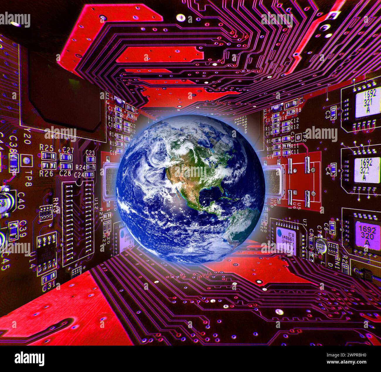 Simulation theory, conceptual illustration Stock Photo - Alamy