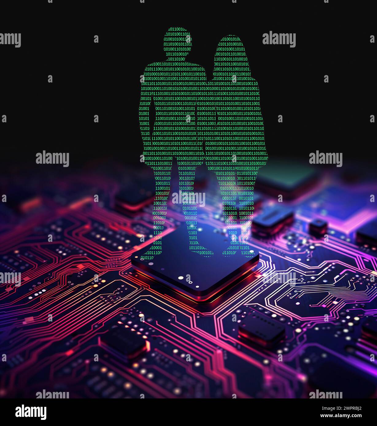 Conceptual illustration of simulation theory. The theory proposes that ...