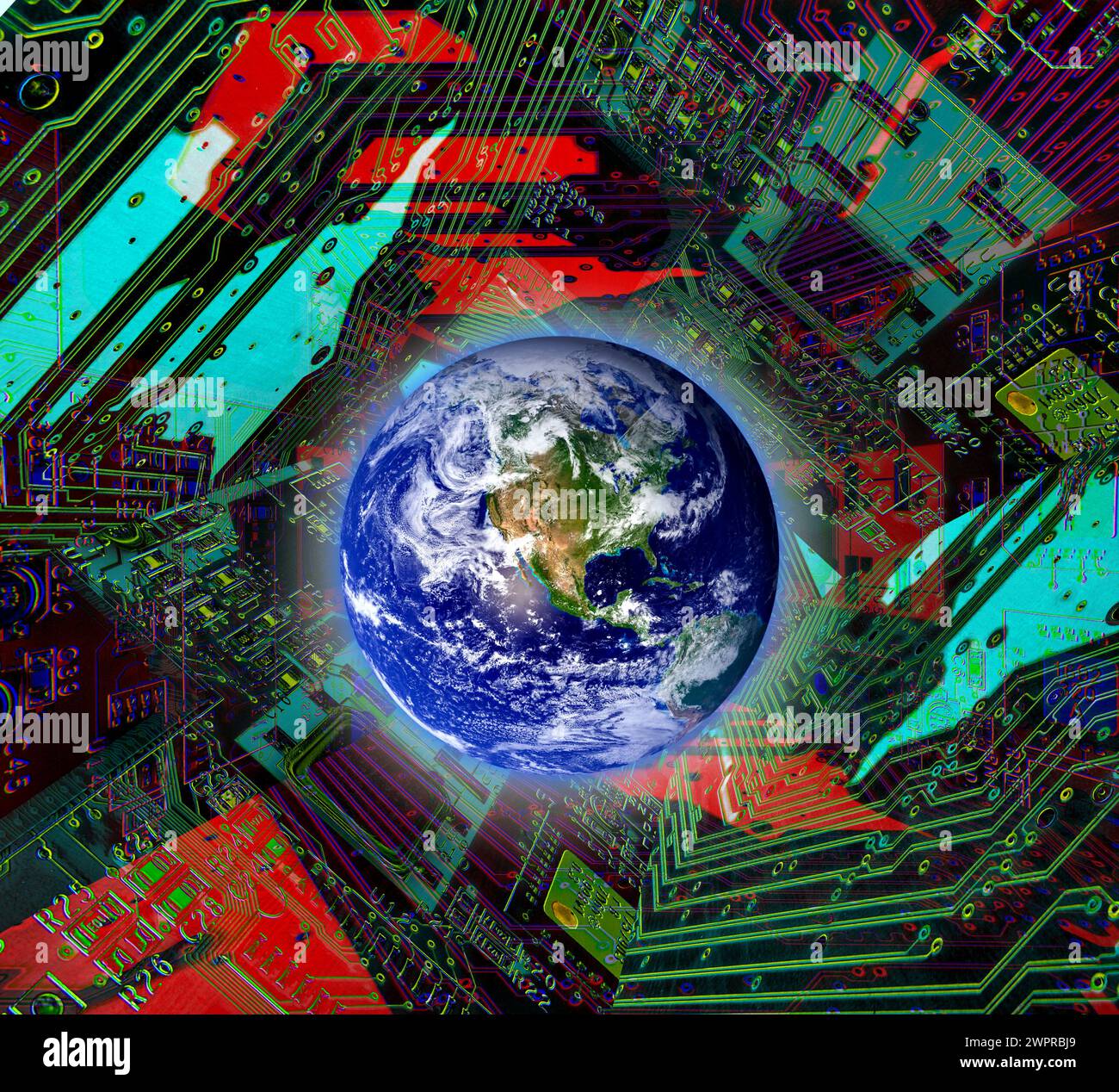 Simulation theory, conceptual illustration Stock Photo - Alamy