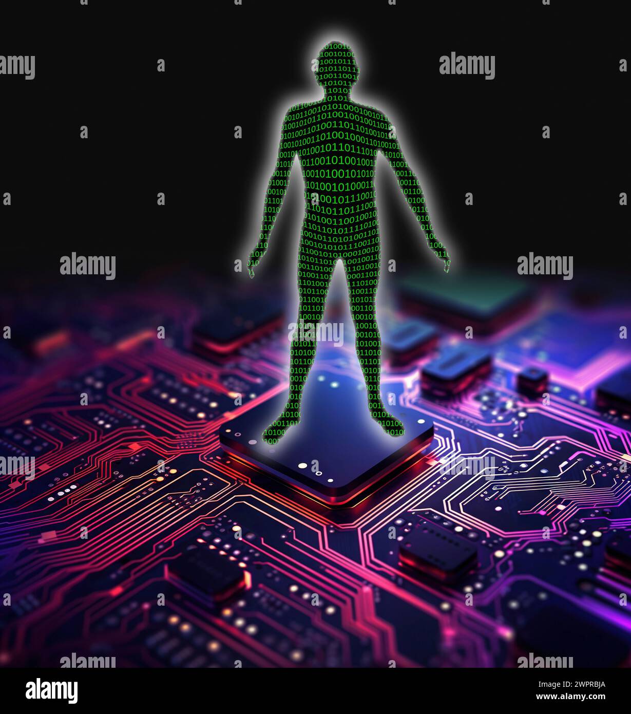 Simulation theory, conceptual illustration Stock Photo - Alamy