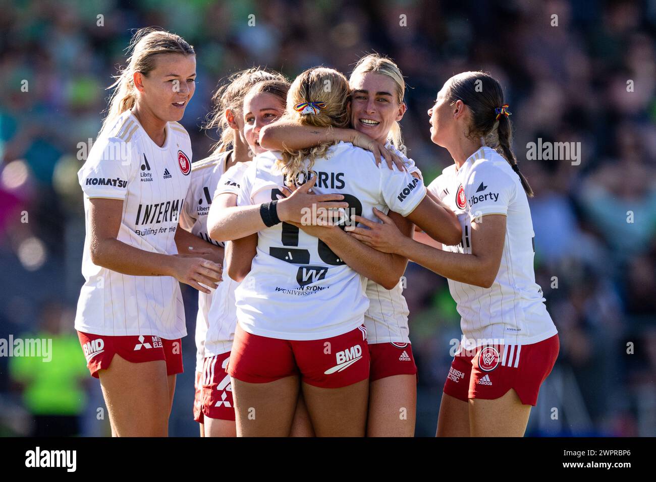 Canberra, Australia; 9th Mar 2024: Maliah Morris of Western Sydney ...