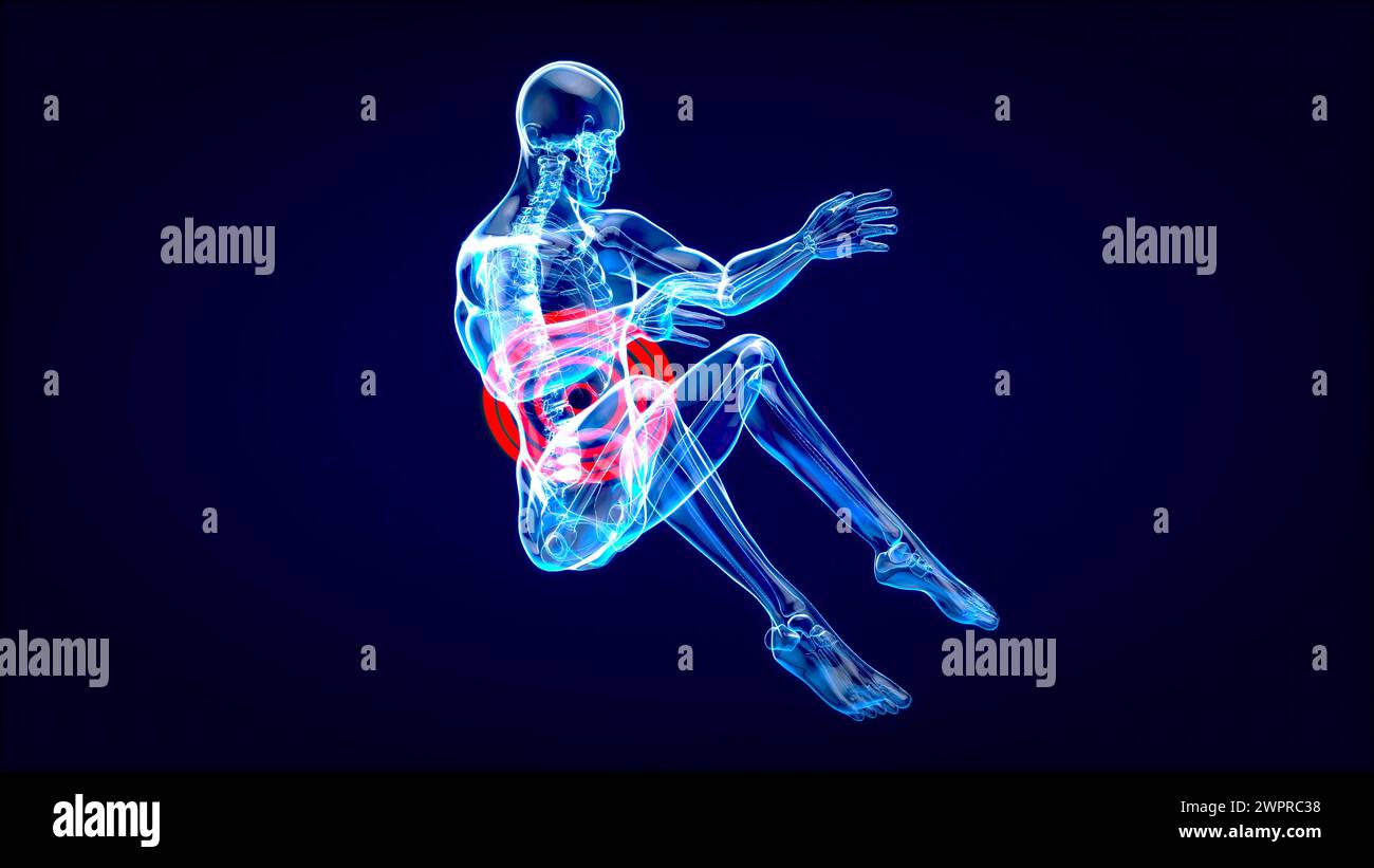 Man doing a sit-up, illustration Stock Photo - Alamy