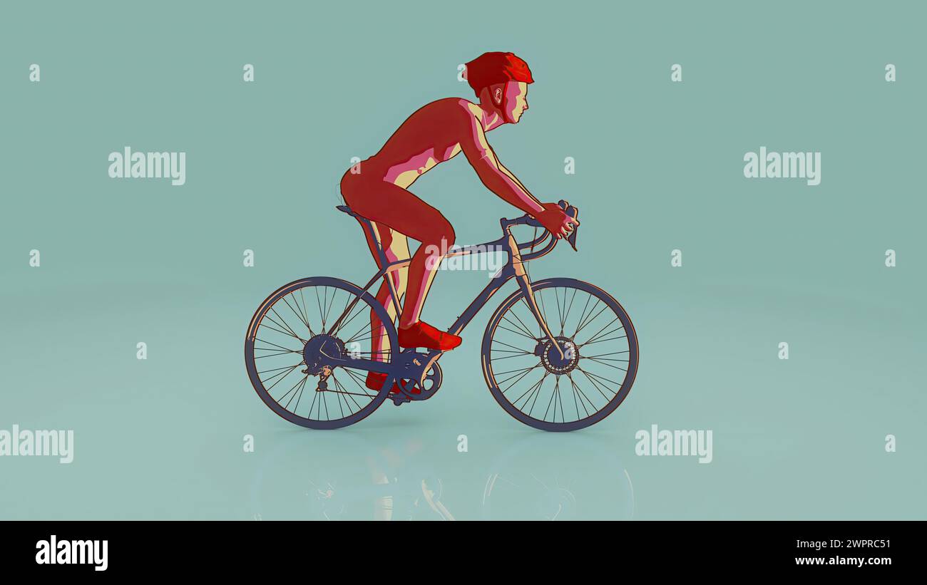 Man bike anatomy hi-res stock photography and images - Alamy