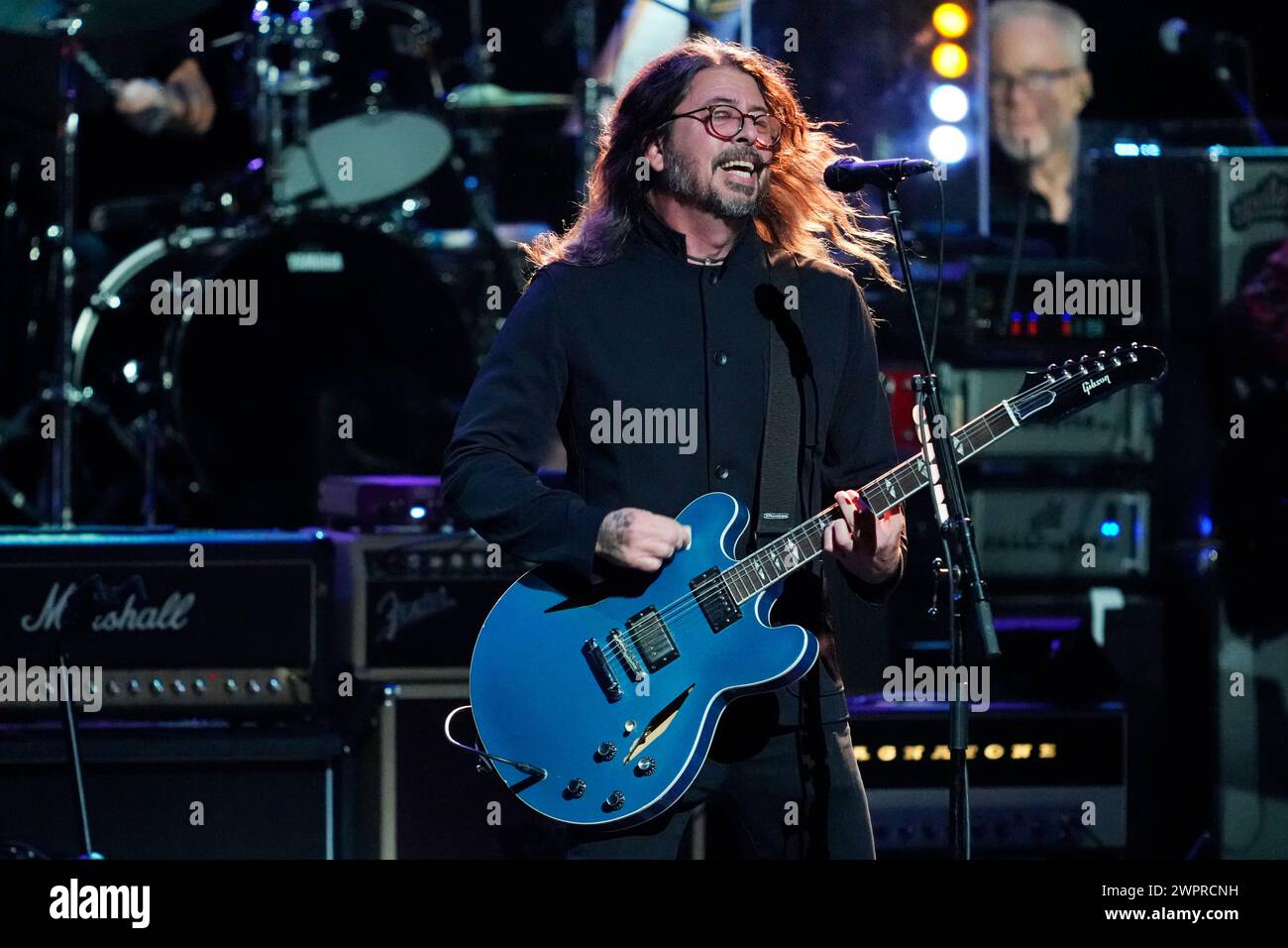 Dave Grohl performs at the 8th annual Love Rocks NYC concert benefiting ...
