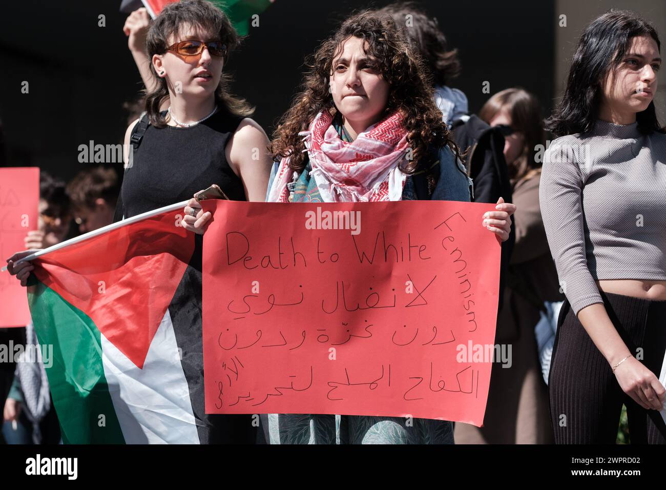 Beirut, Lebanon. 08th Mar, 2024. On Women's Rights Day, feminist ...