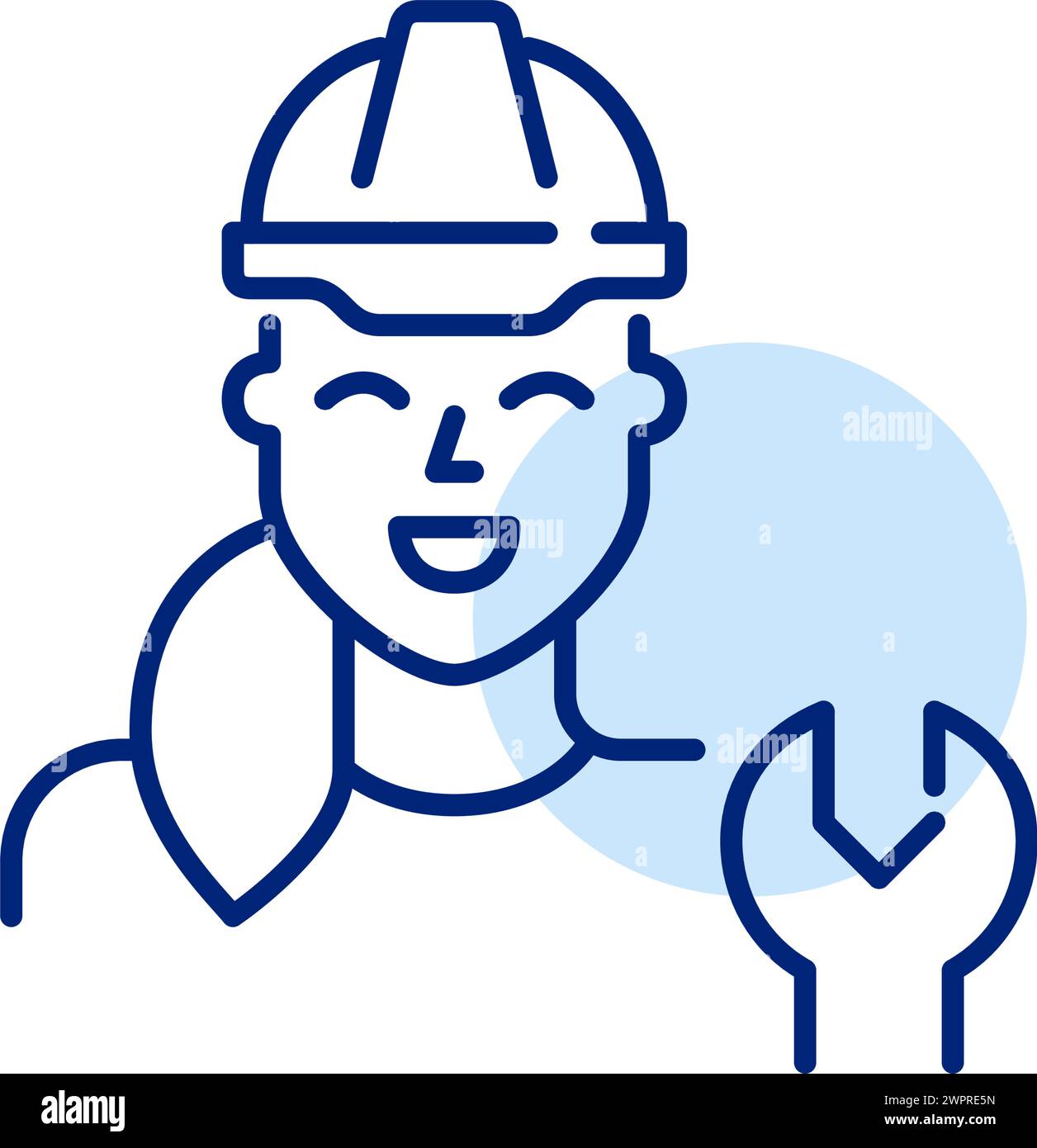 Working process construction site professional Stock Vector Images - Alamy