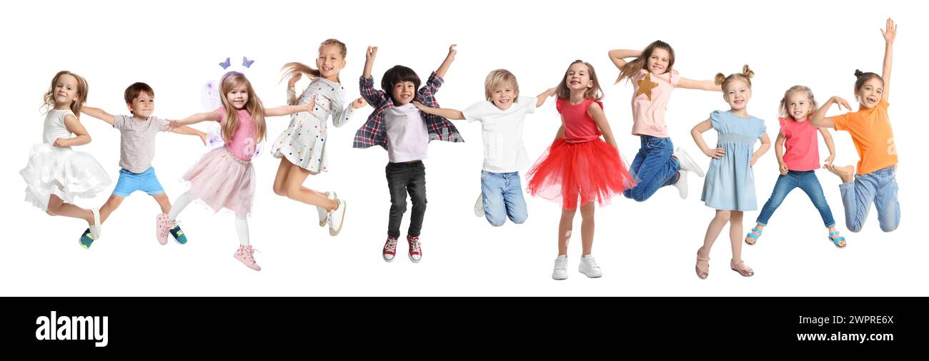 Set boys girls kid Cut Out Stock Images & Pictures - Alamy