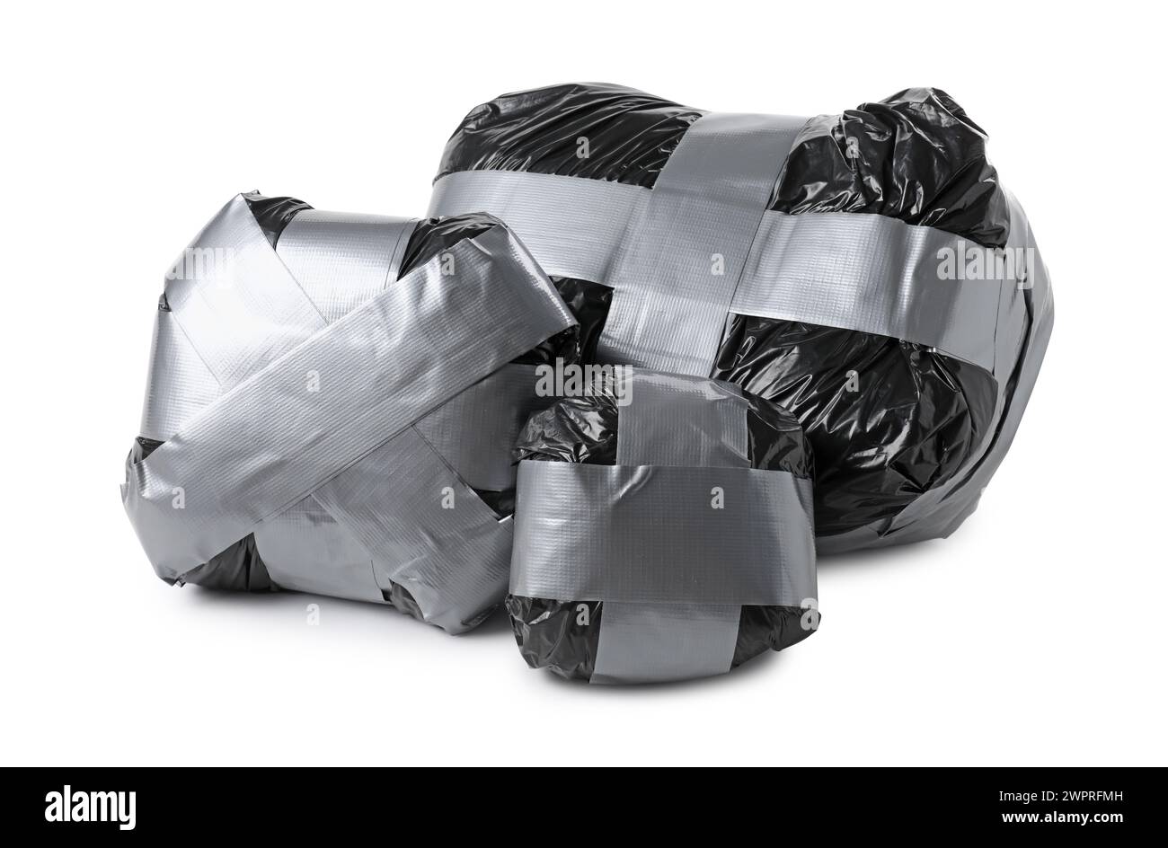 Packages with narcotics isolated on white. Drug addiction Stock Photo ...