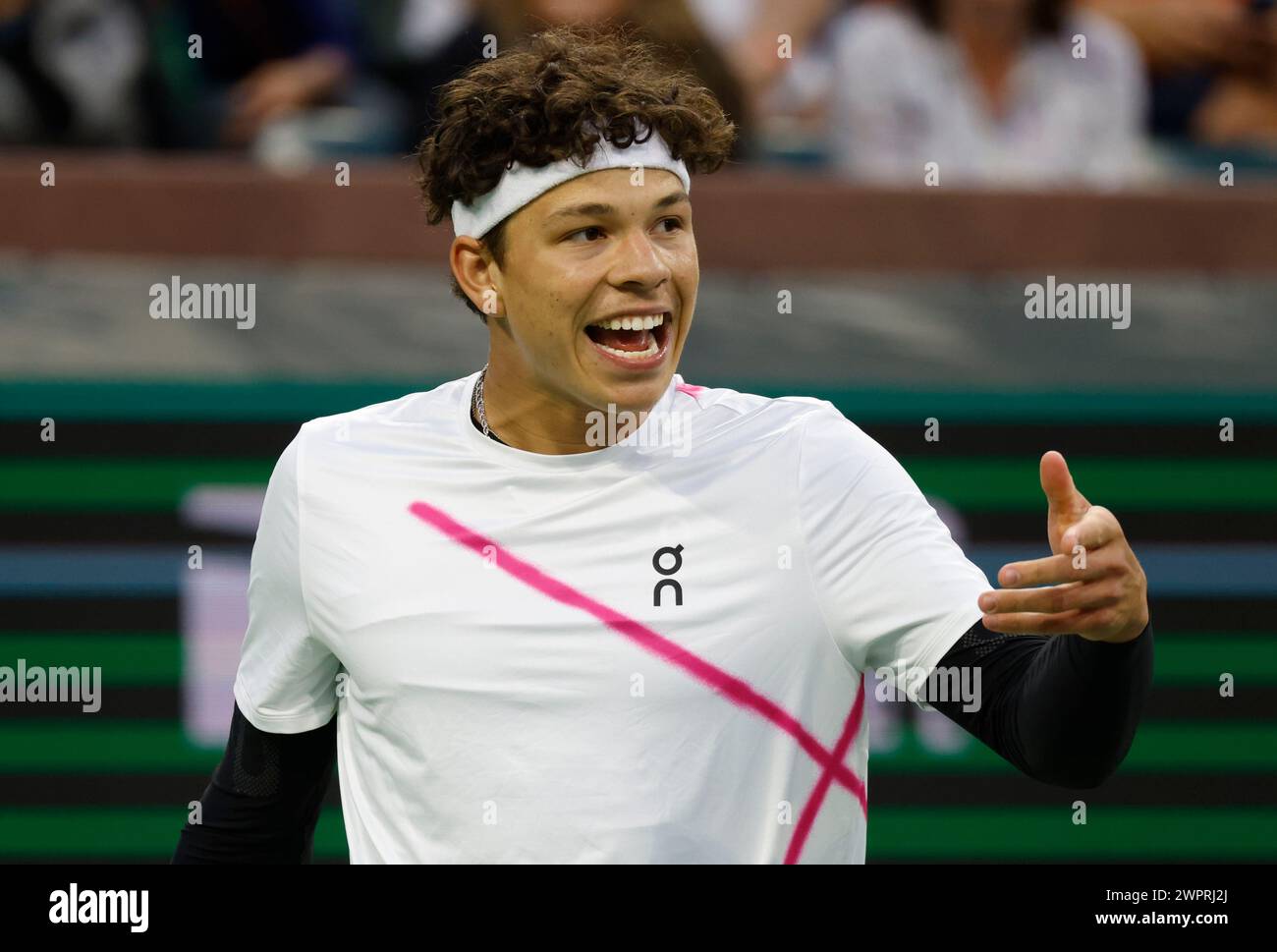 Ben shelton 2024 reacts hi-res stock photography and images - Alamy