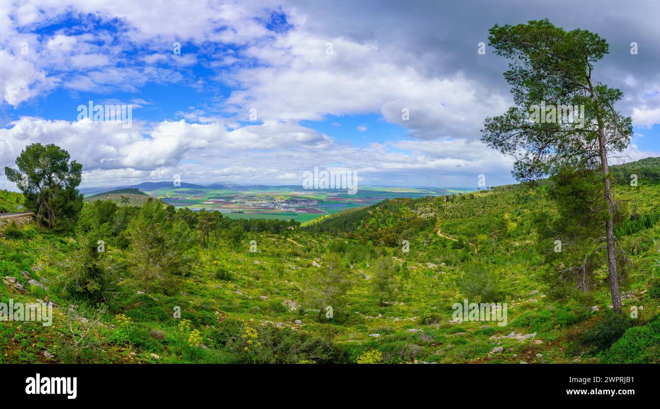 Panorama jezreel valley landscape hi-res stock photography and images ...